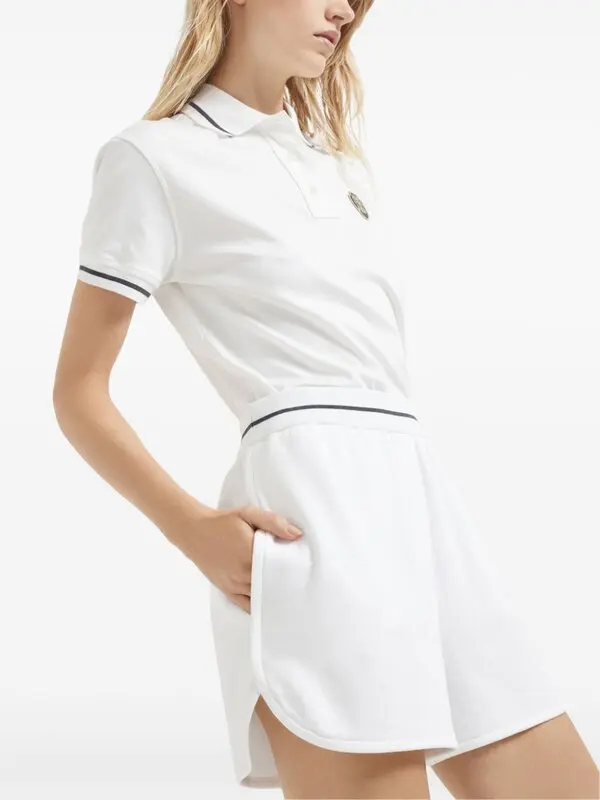 Brunello Cucinelli Stripe Detail Shorts - White