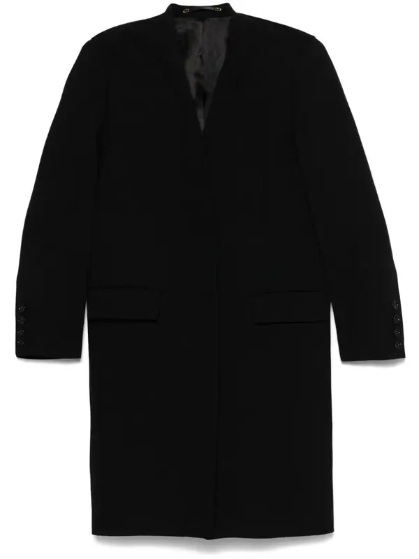 TOTEME Deep Pleat Coat - Black