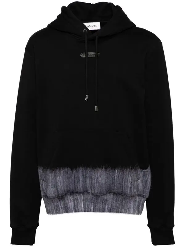 LANVIN Logo-patch Hoodie