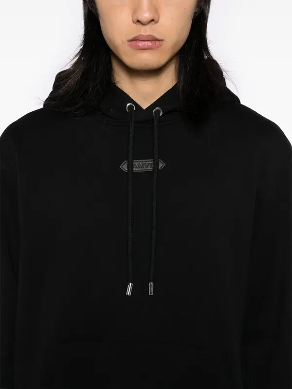 LANVIN Logo-patch Hoodie
