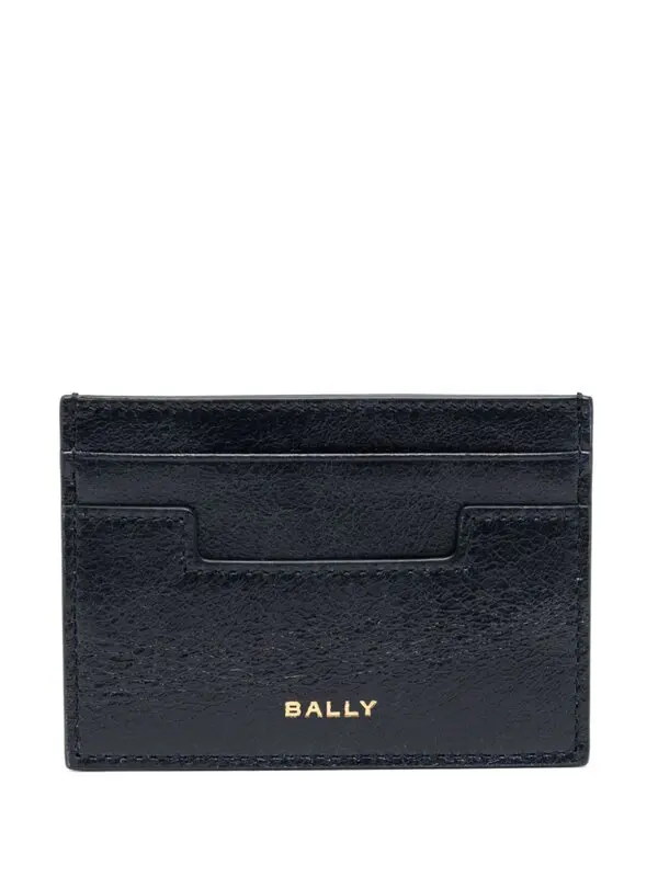 Bally Logo Print Cardholder - Blue
