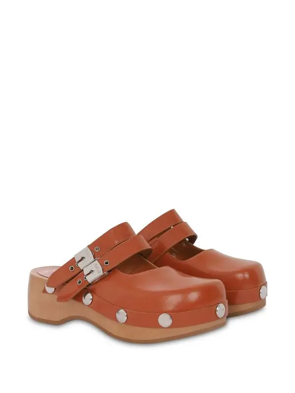 Philosophy Di Lorenzo Serafini Double Buckle Mules