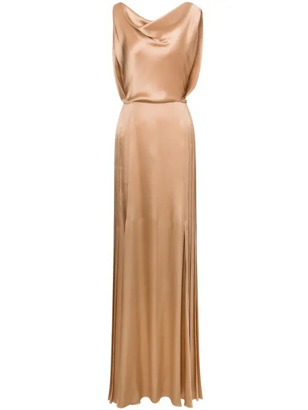 Alberta Ferretti Belted Gown
