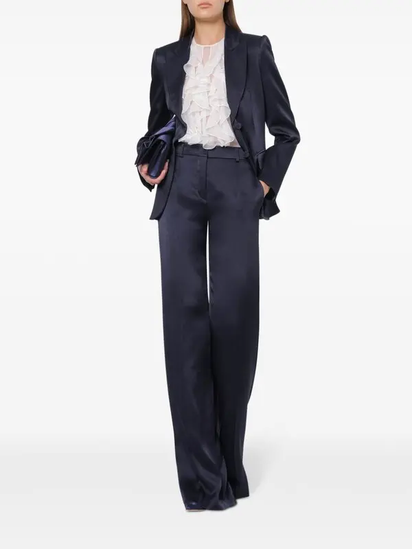Alberta Ferretti Satin Trousers