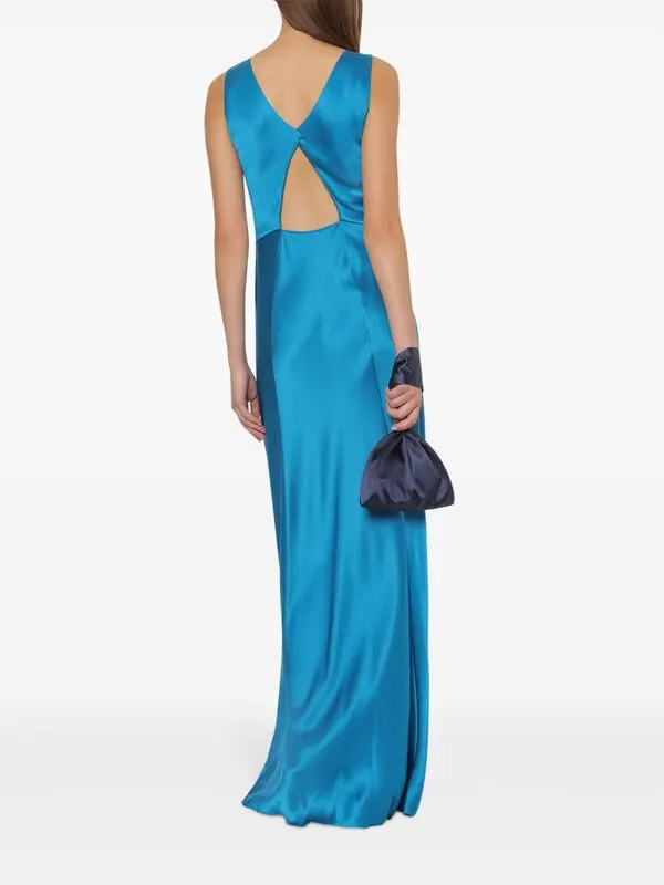 Alberta Ferretti Cowl-neck Gown