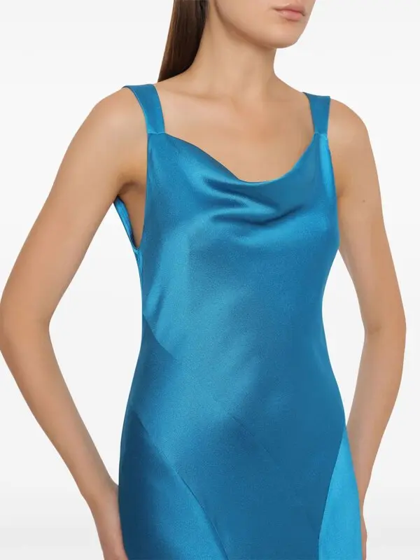 Alberta Ferretti Cowl-neck Gown