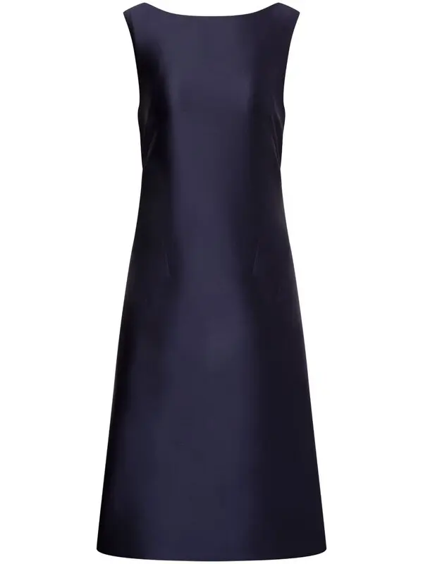 Alberta Ferretti Silk-satin Midi Dress