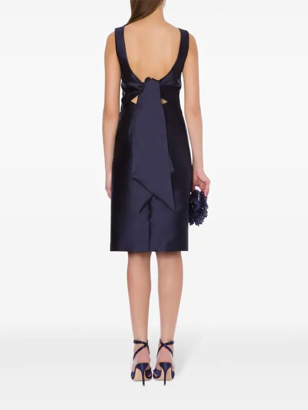 Alberta Ferretti Silk-satin Midi Dress
