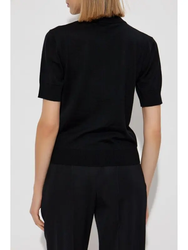 Balmain Logo-print Knit T-shirt