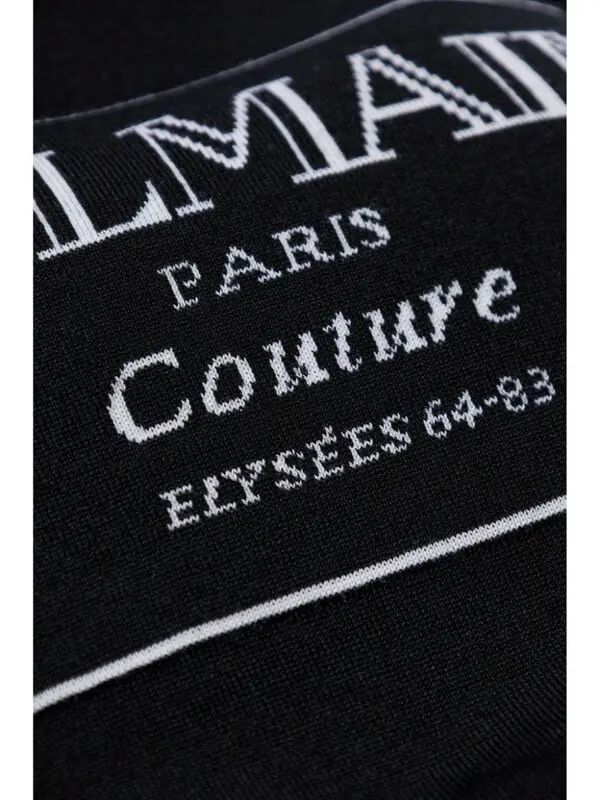 Balmain Logo-print Knit T-shirt