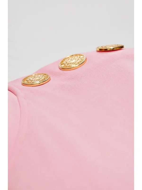 Balmain Logo-print Tank Top - Pink