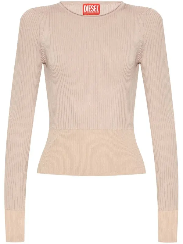 DIESEL® M-sleshs Knitted Top - Pink