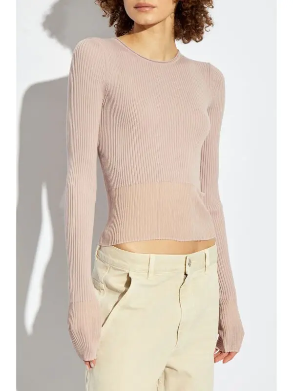 DIESEL® M-sleshs Knitted Top - Pink