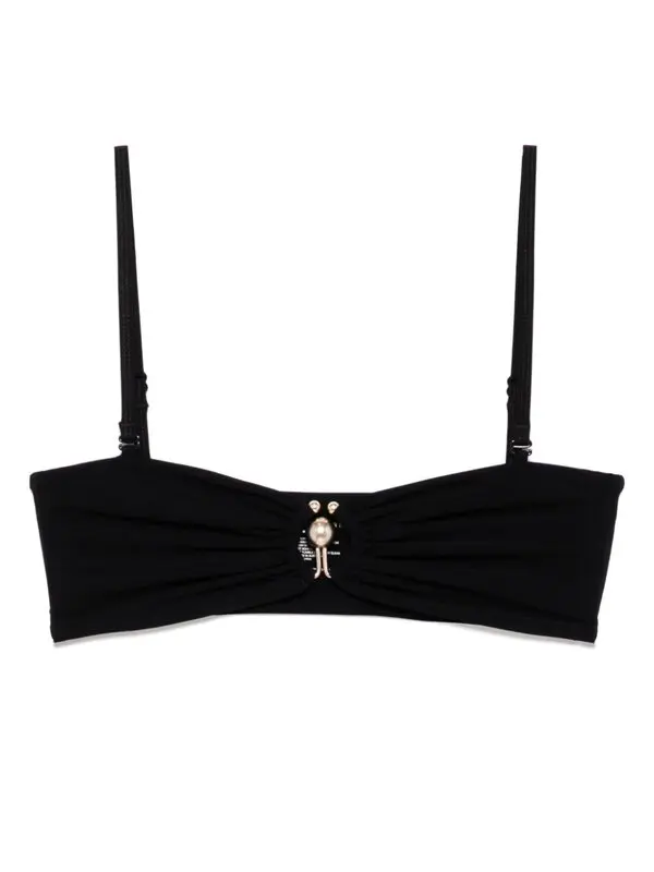 Christopher Esber Ruched Bandeau - Black