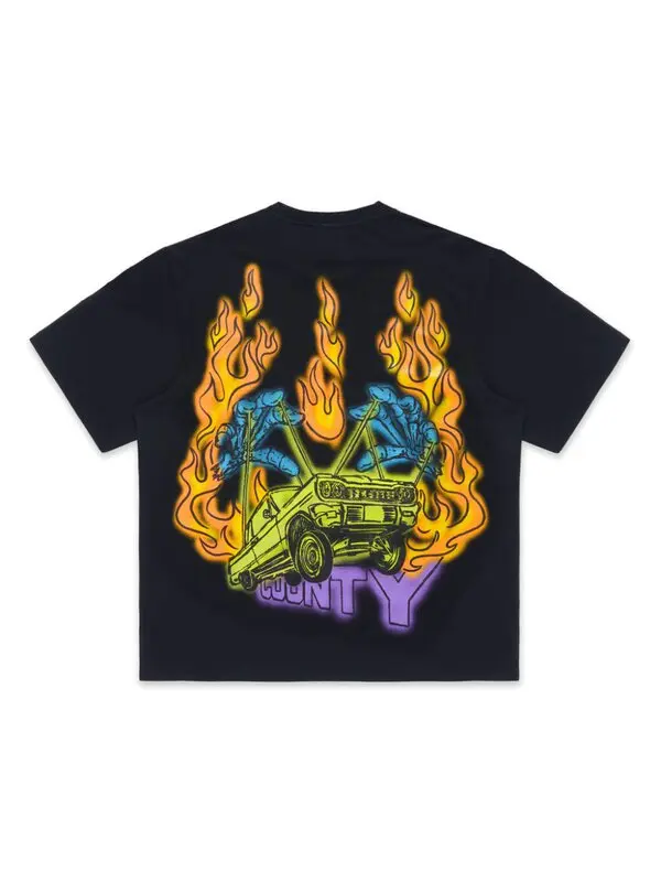 COUNTY OF MILAN County Flame T-shirt