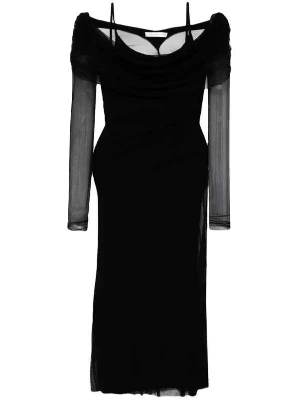 Christopher Esber Veiled Maxi Dress