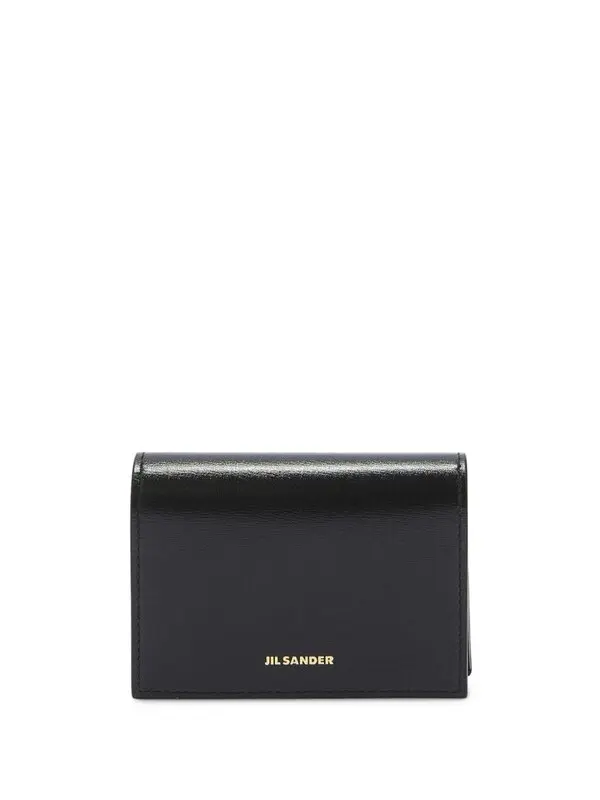 JIL SANDER Logo-lettering Card Holder - Black