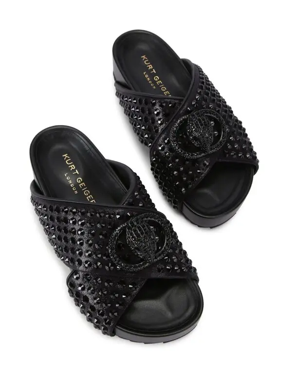 Kurt Geiger Chelsea Slides - Black