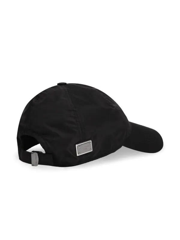 Dolce & Gabbana Logo-plaque Baseball Cap - Black