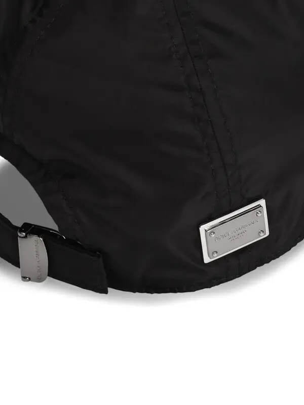 Dolce & Gabbana Logo-plaque Baseball Cap - Black