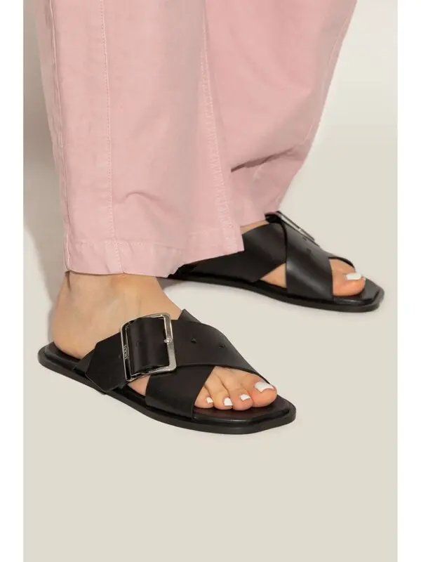 Loewe Petal Belt Sandals