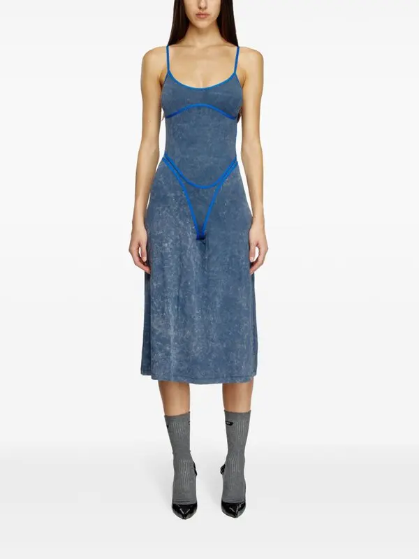 DIESEL® D-wow Midi Dress - Blue