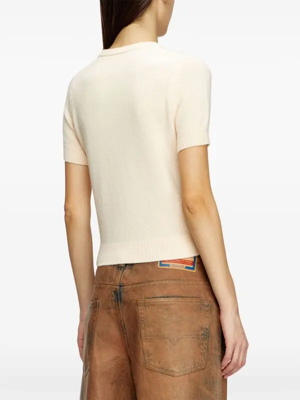 DIESEL® M-argarin-ss Knitted Top - Neutrals