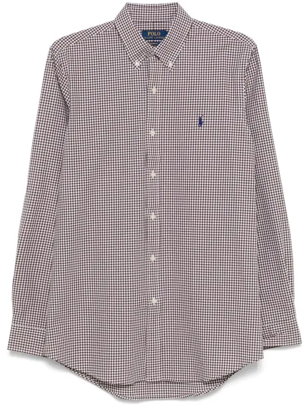 Polo Ralph Lauren Gingham Shirt - Brown
