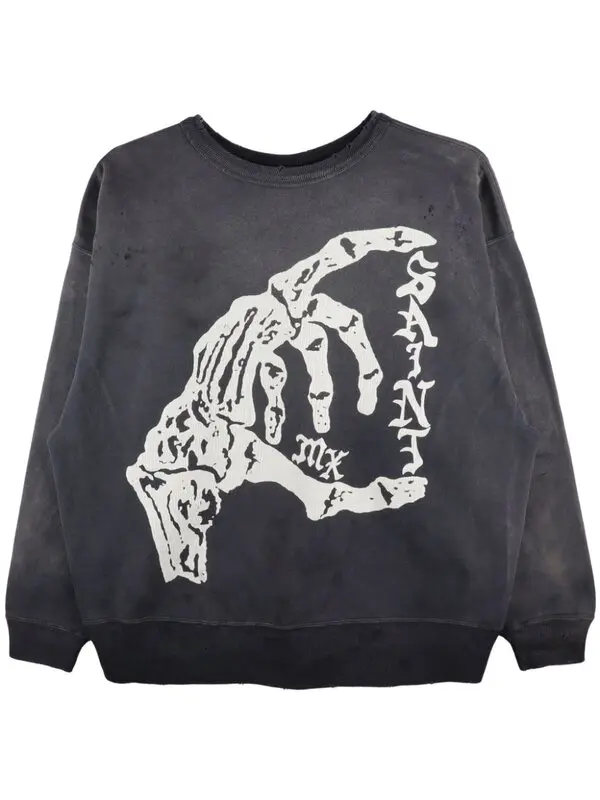 SAINT MXXXXXX Graphic-print Sweatshirt