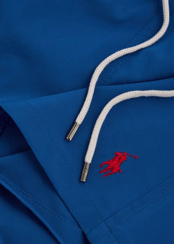 Ralph Lauren Logo Shell Swim Shorts - Blue