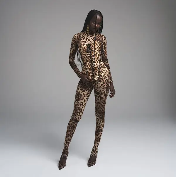 SKIMS Dolce And Gabbana X Silk Lace Up Corset