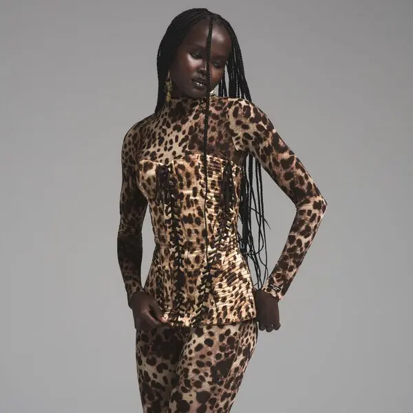 SKIMS Dolce And Gabbana X Silk Lace Up Corset