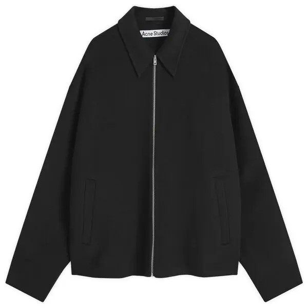 Acne Studios Doverio Double Face Wool Jacket - Black