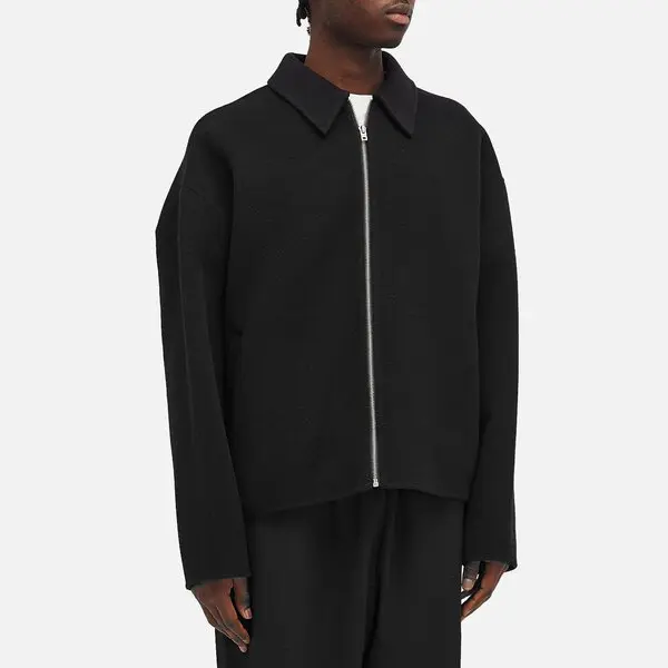 Acne Studios Doverio Double Face Wool Jacket - Black