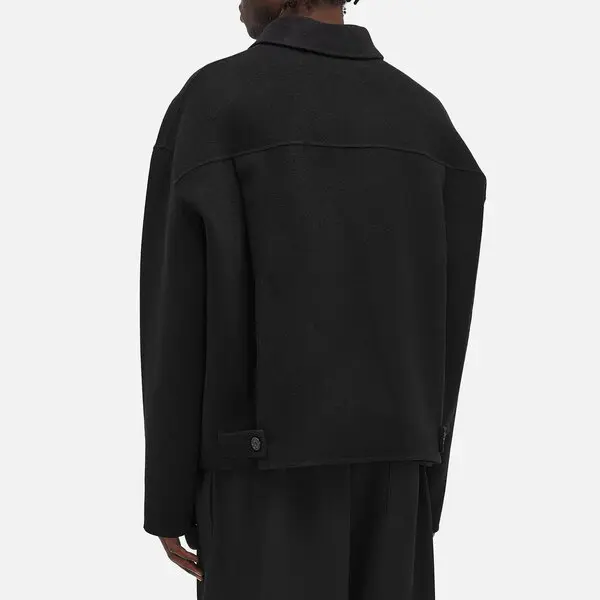 Acne Studios Doverio Double Face Wool Jacket - Black