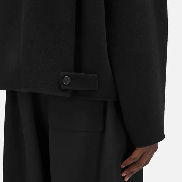 Acne Studios Doverio Double Face Wool Jacket - Black