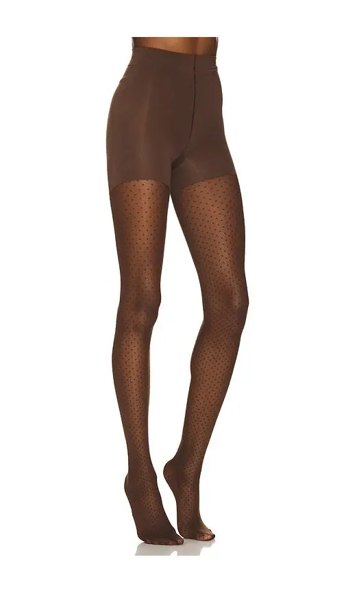 Wolford Control Dots Tights - Umber
