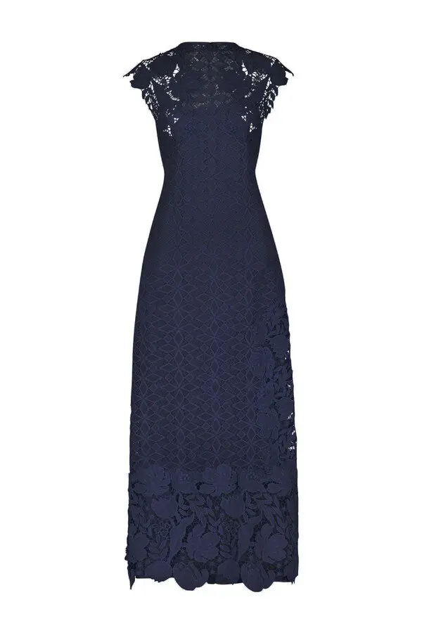 Lela Rose Lace Combo Sleeveless Pencil Dress In Black - 75% Off |  Editorialist