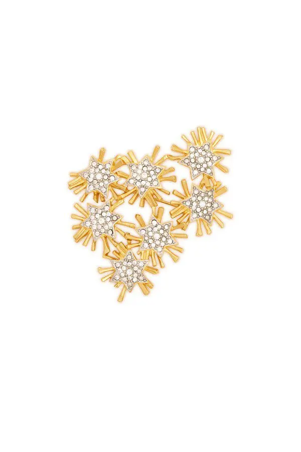 KENNETH JAY LANE Starburst Pin - Gold