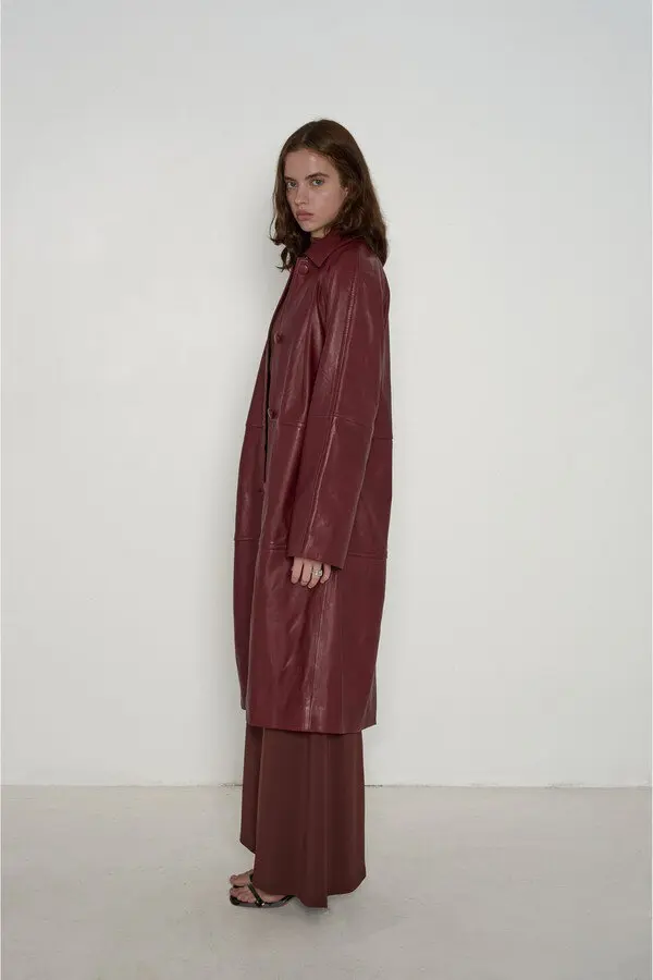 Veda Beck Leather Coat