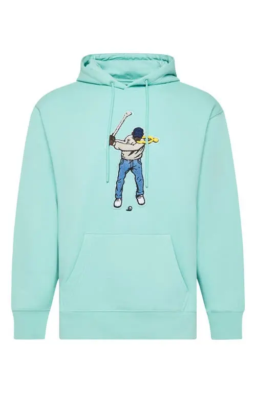 EASTSIDE GOLF Swingman Core Fleece Hoodie - Aqua Sky