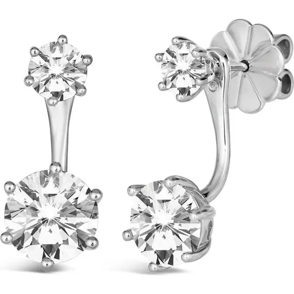 ANNA ZUCKERMAN Diamond Crystalline Earrings Set - White Diamond Crystalline