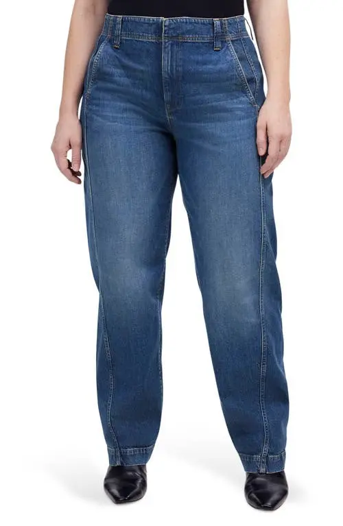 Madewell Tapered Denim Trousers - Concho Wash