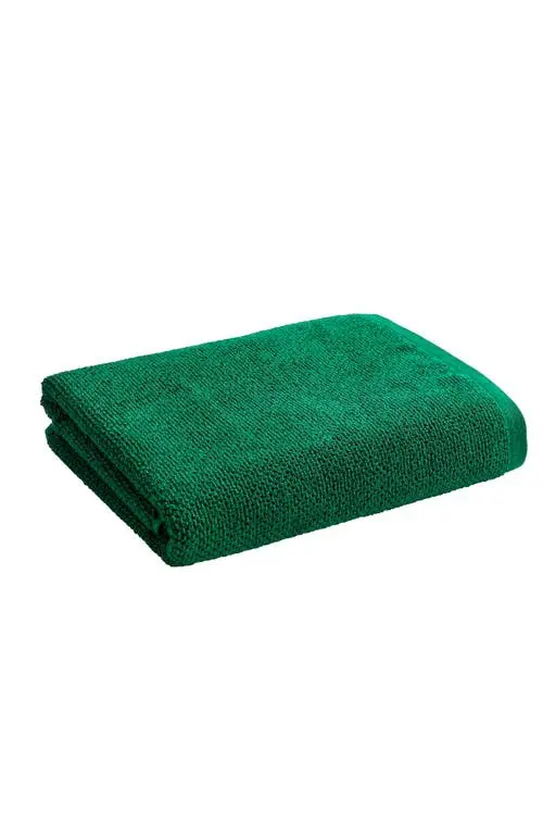 CHRISTY Brixton Textured Popcorn Weave Bath Towels - Emerald