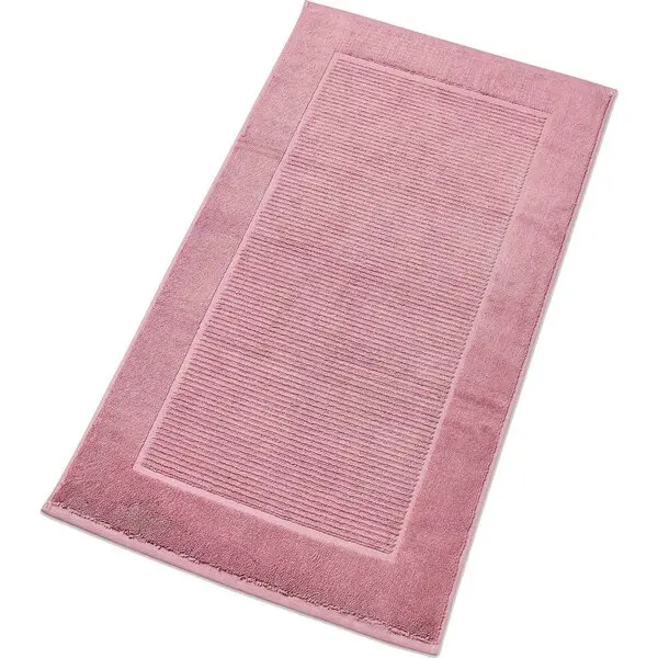 CHRISTY Supreme 1000gsm Extra Absorbent Cotton Bath Mat - Blush