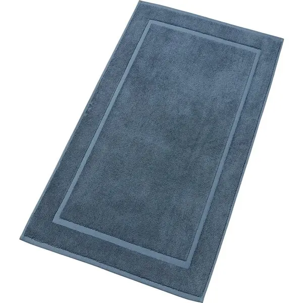 CHRISTY Renaissance Classic Cushiony Soft Cotton Bath Mat - Denim