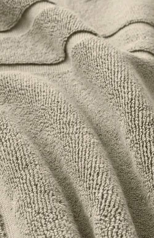 CHRISTY Brixton Textured Soft Cotton Bath Mat - Pebble