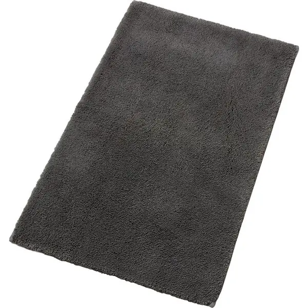 CHRISTY Deep Pile Thick Non-slip Bath Rug - Ash Gray
