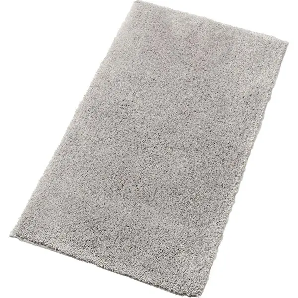 CHRISTY Deep Pile Thick Non-slip Bath Rug - Dove Gray