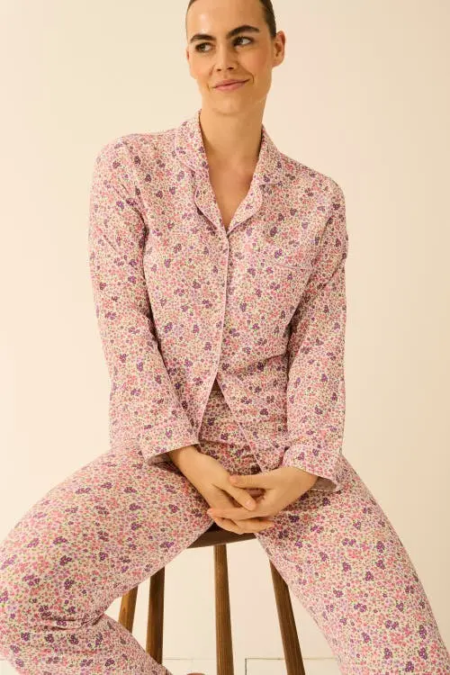 STRIPE & STARE Long Pyjama Set - Lavender Haze Floral